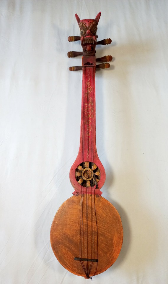 Tungna, the Traditional Tibetan Guitar Folk Instrument . Hand Made ...