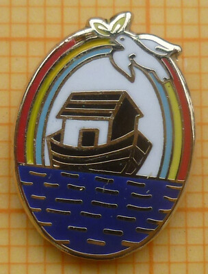 Masonic Tie Lapel Pin Badge - Enamel - Royal Ark Mariner RAM - 12 x 14 ...