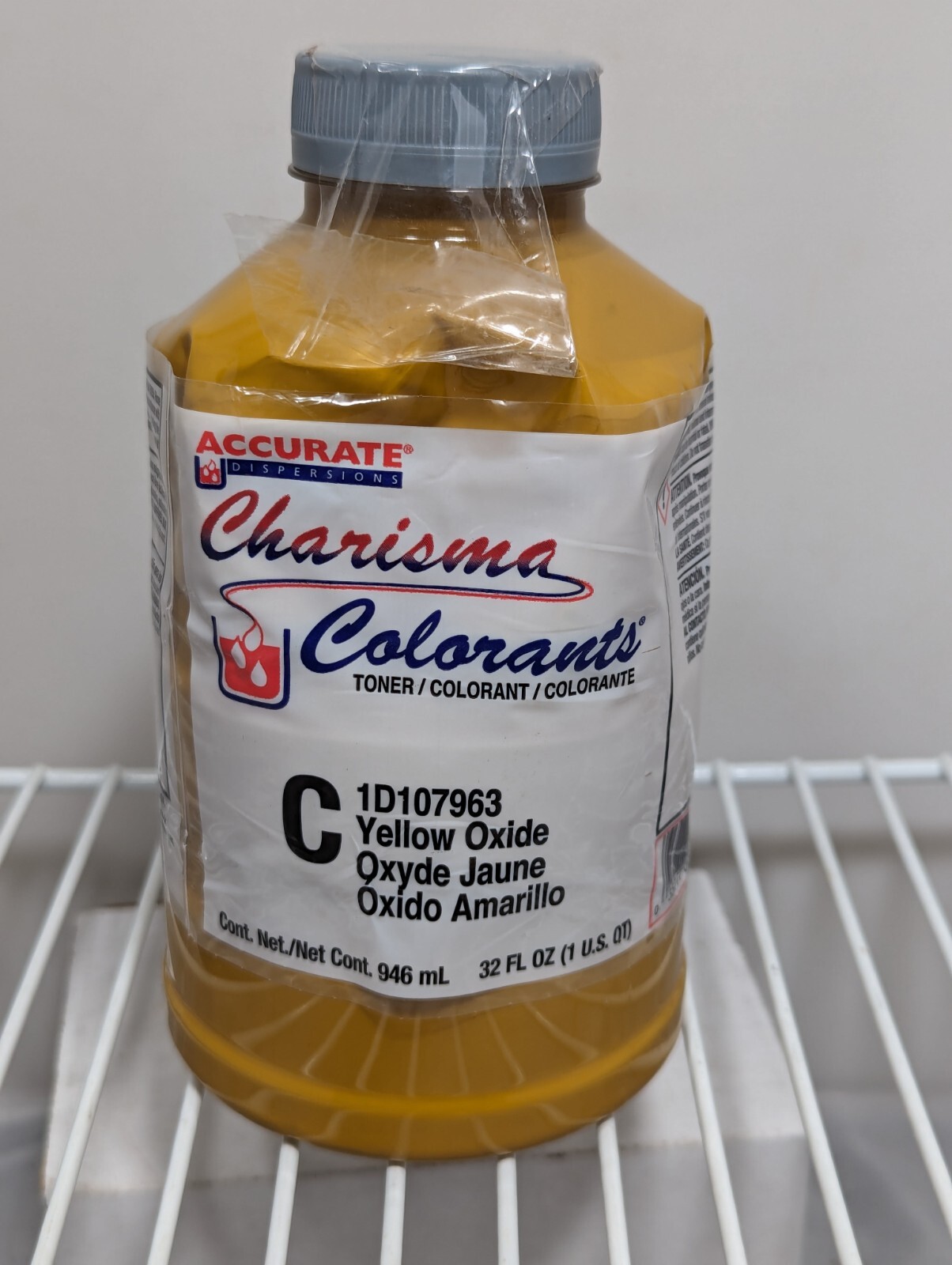 Accurate Charisma Colorant Paint Tint Toner 1D107963 C-Yellow Oxide, 1 ...