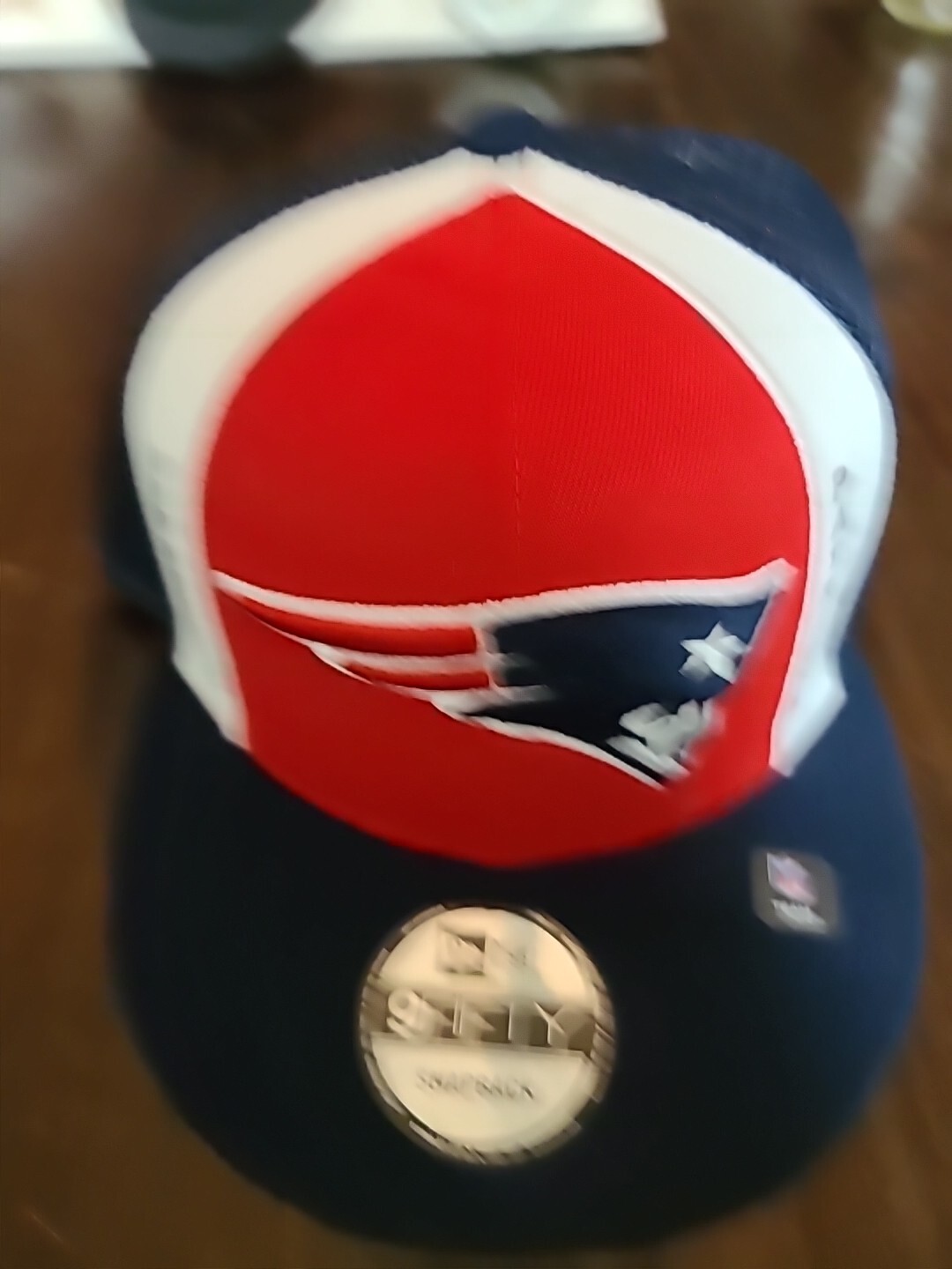 Vtg retro 90 New England Patriots era 9fifty mesh Tri-panel Snapback ...