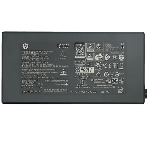 LOT 10 Genuine HP AC Adapter 19.5V 7.7A 150W TPN-LA20 L67851-001 L68323 ...
