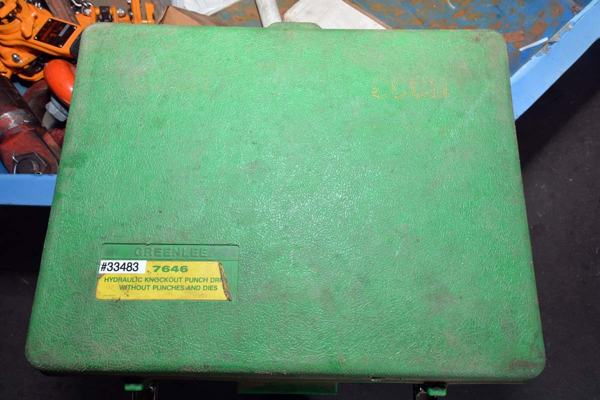 Greenlee 7646 Hydraulic Knockout Punch Driver Set (Inv.33483) | eBay