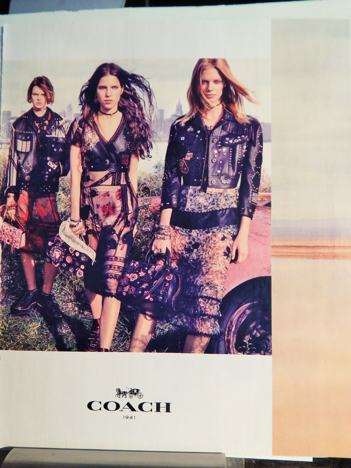 COACH FINE FASHIONS ORIG VTG 2017 ADVERTISEMENT | eBay