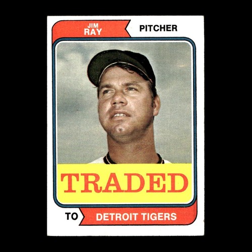 Jim Ray 1974 Topps Traded Detroit Tigers #458T Nice! | eBay