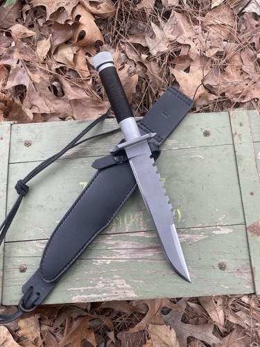 Wall Knives, Hunter Survival Knife With model A Ring Sheath | eBay