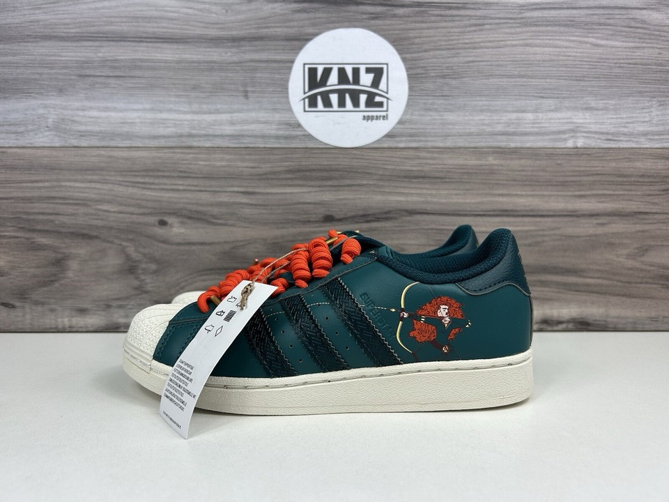 **Adidas Superstar C Disney Princess Green White PS GS Youth Shoes ...