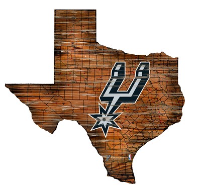 San Antonio Spurs TX State Interstate Road Route Map Cut out Wood Sign ...