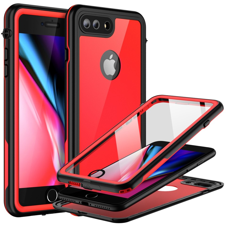 Waterproof Case for Apple iPhone 7 & 8 Plus Shockproof Dirtproof Series ...