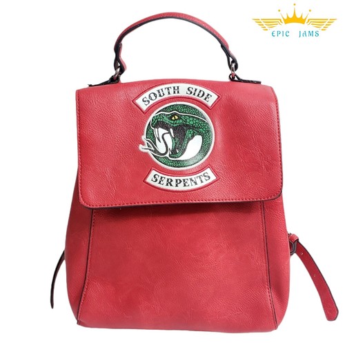 Riverdale Cheryl South Side Serpents Red Flap Mini Backpack New | eBay