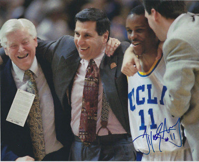 TYUS EDNEY Signed 8 x 10 Photo UCLA BRUINS Basketball 1995 National ...