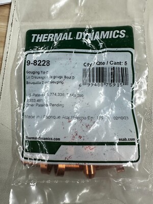 GENUINE THERMAL DYNAMICS 9-8228 GOUGING TIP D --- 5 PACK | eBay
