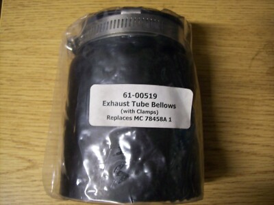 Mercruiser Exhaust Tube Bellow w/ Clamp 61-00519 78458A1 Boat Motor | eBay