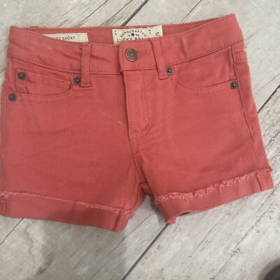 Lucky Brand Riley Short Girls Orange Size 4/5 | eBay