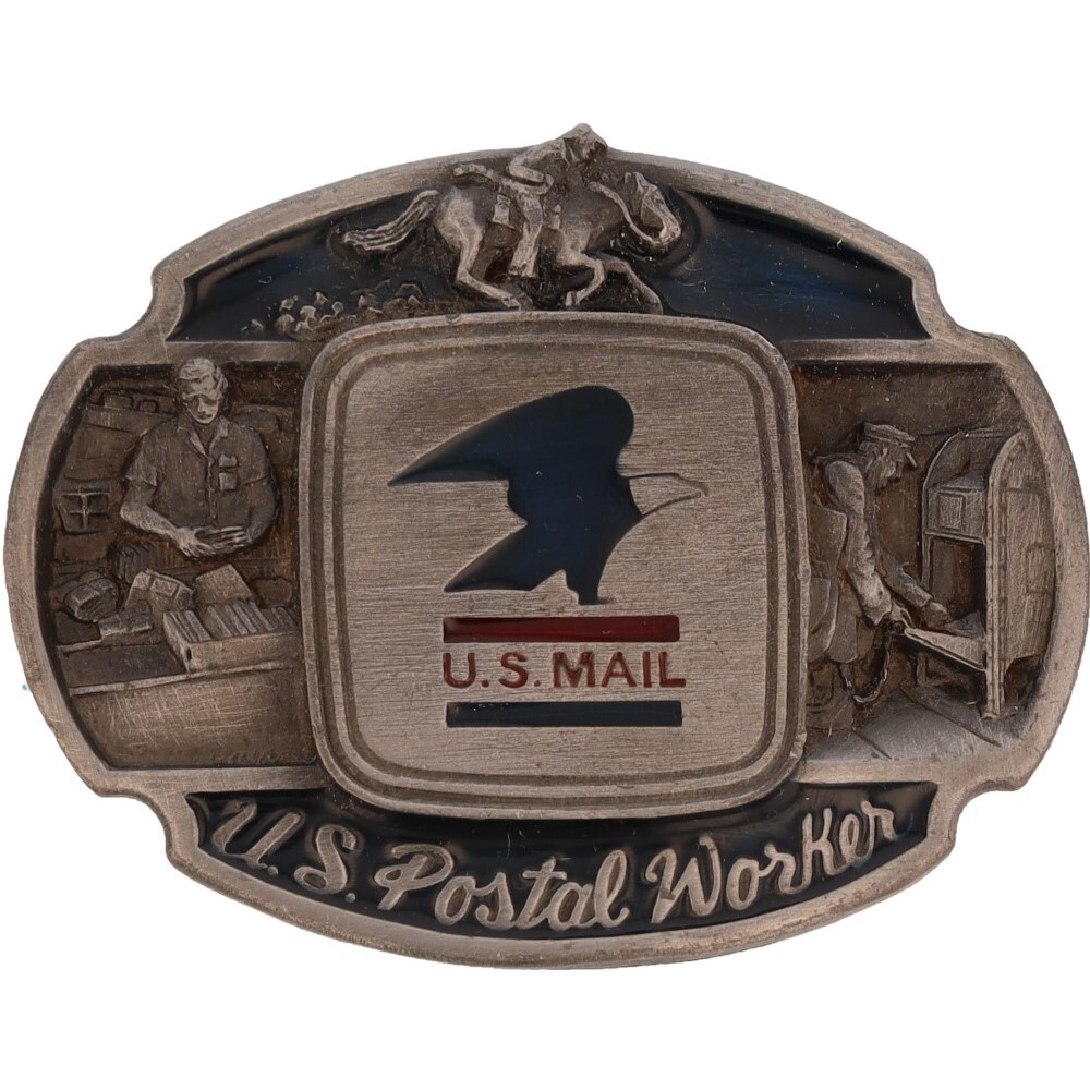 Postal Service Usps Mail Worker Clerk Mailman Man 1980s Vintage Belt ...