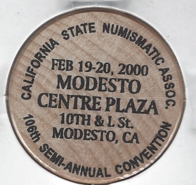 2000, CSNA 106th Convention, Modesto Centre Plaza, California, Wooden ...
