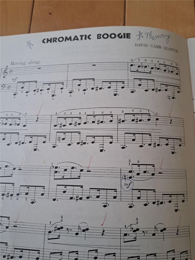 1958 PIANO MUSIC BOOK TWO BOOGIE WOOGIE DAVID GLOVER HOW TO PLAY IT 6 ...
