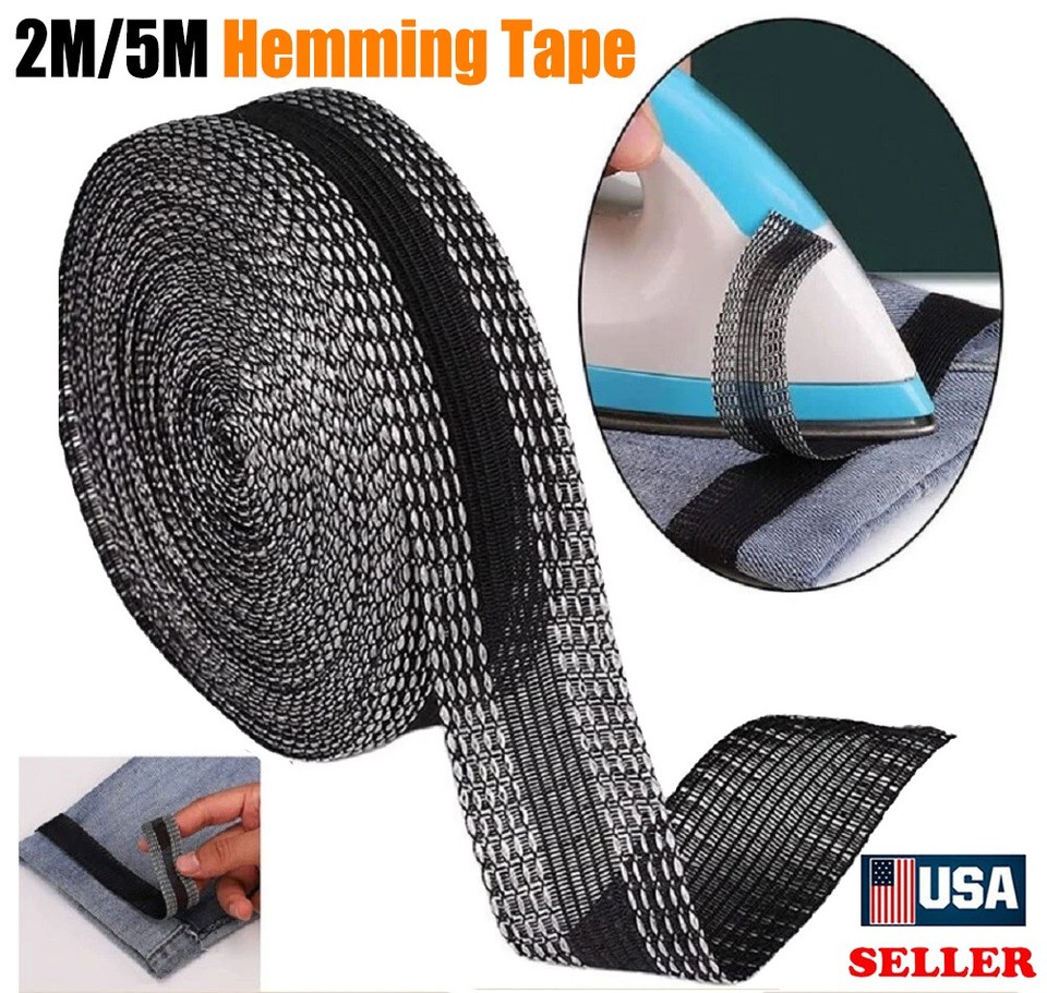 Hemming Tape for Pants Iron-On Instant Hem Tape No Sew Jeans Pants ...