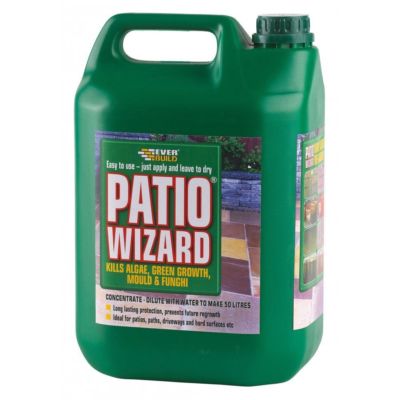 Everbuild PATIO WIZARD Moss Mould Killer Moss Away Kills Algae Patio ...