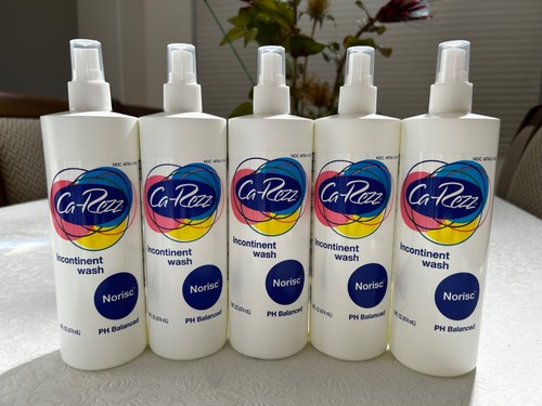 NEW 5-pack Ca-Rezz Incontinent Spray Wash Norisc PH Balanced 16 fl oz ...
