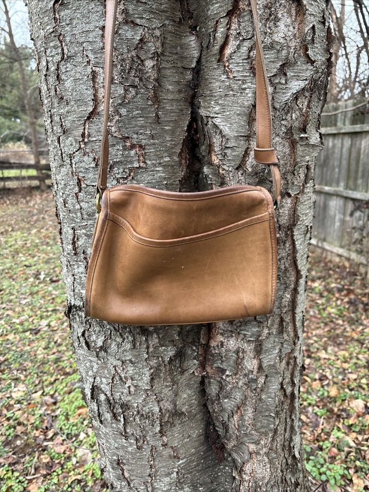 Vintage COACH 9136 Legacy Mahogany Brown Leather Hobo Crossbody Bag ...