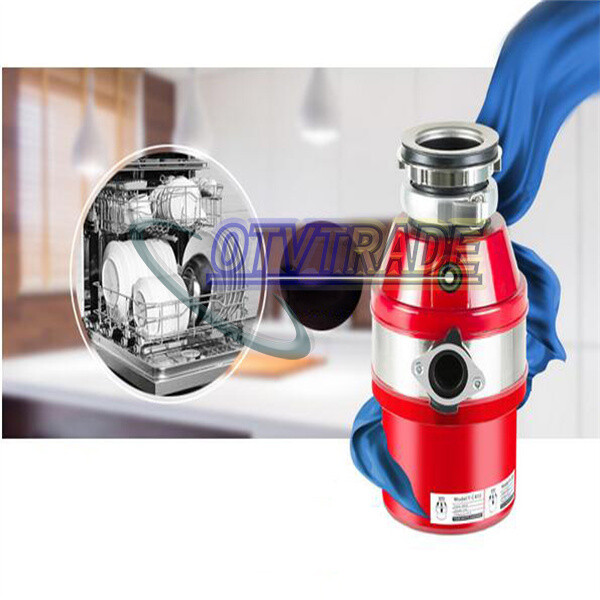 220V 1400ML Kitchen Food Waste Processor Disposer Garbage Disposal ...