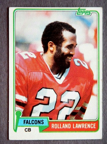 Rolland Lawrence #497 Topps 1981 Football Card (Atlanta Falcons) VG | eBay