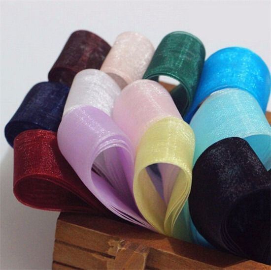 5Meters Christmas Ribbon Chiffon Bow Sewing Cloth Hair Accessories ...