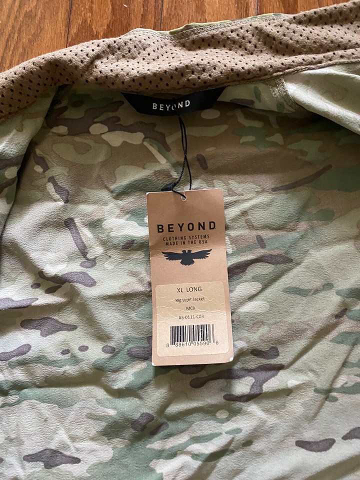 Beyond Clothing A5 Rig Light Jacket Multicam -LL- Fleece Line -AFSOC ...