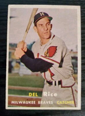1957 Topps #193 Del Rice | eBay