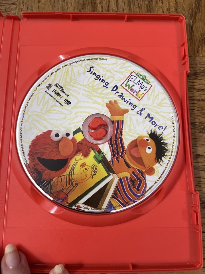 Sesame Street Elmos World Singing Drawing And More DVD 74645143491| eBay