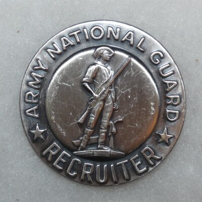Obsolete Original US Army National Guard Basic Recruiting & Retention ...