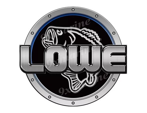LOWE Boats Round Vinyl Decal Boat Sticker, 8" x 7.5" | eBay
