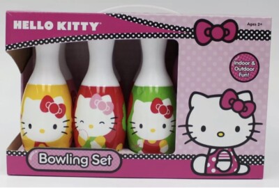 Bowling Set 6 Pins 1 Ball Sanrio Hello Kitty Age 2+ | eBay
