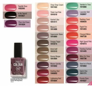 Avon Pro Colour 60 Seconds Nail Enamel ~ Various Shades | eBay