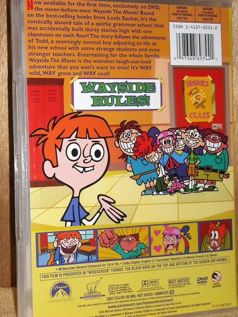 Wayside The Movie [Wayside School] (DVD, 2007, Widescreen) animated ...