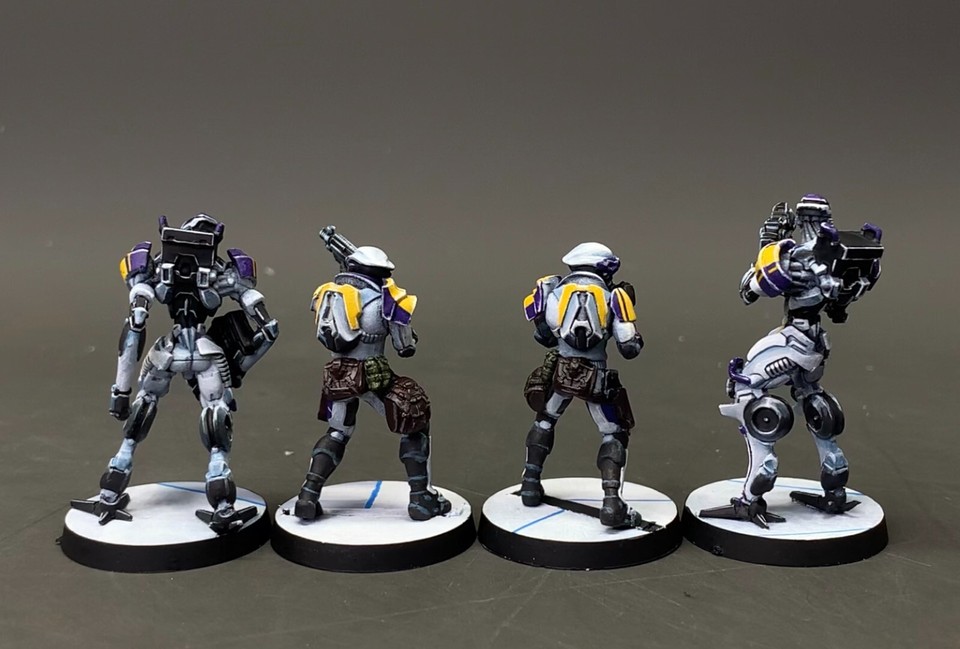 Arjuna Unit Aleph Infinity Presale Painted Gallery Army Miniature Model ...