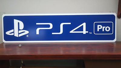 PS4 Pro Logo Aluminum sign 6" x 23" | eBay