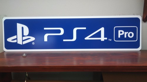 PS4 Pro Logo Aluminum sign 6" x 23" | eBay