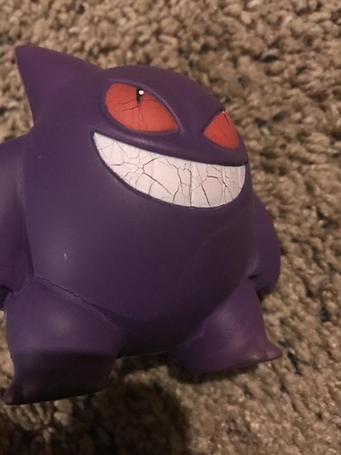 GENGAR NINTENDO POKEMON 1999 Extremely Rare Squish Squeeze Vintage ...