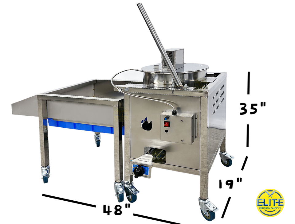 30 QT Commercial Kettle Corn Popcorn Machine W/Tools, Stainless Steel ...