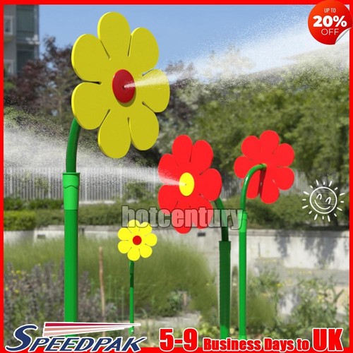 Flower Shape Water Spray Toy 360°Rotable for Yard Watering Kids & Pets ...