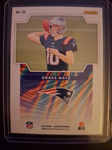 Drake Maye Rookie Card 2024 Panini Illusions Game Magician-#22 Patriots ...