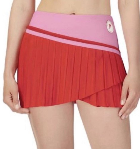 NWT Hot FILA Brandon Maxwell Pleated Asymmetrical Tennis Skort Skirt ...