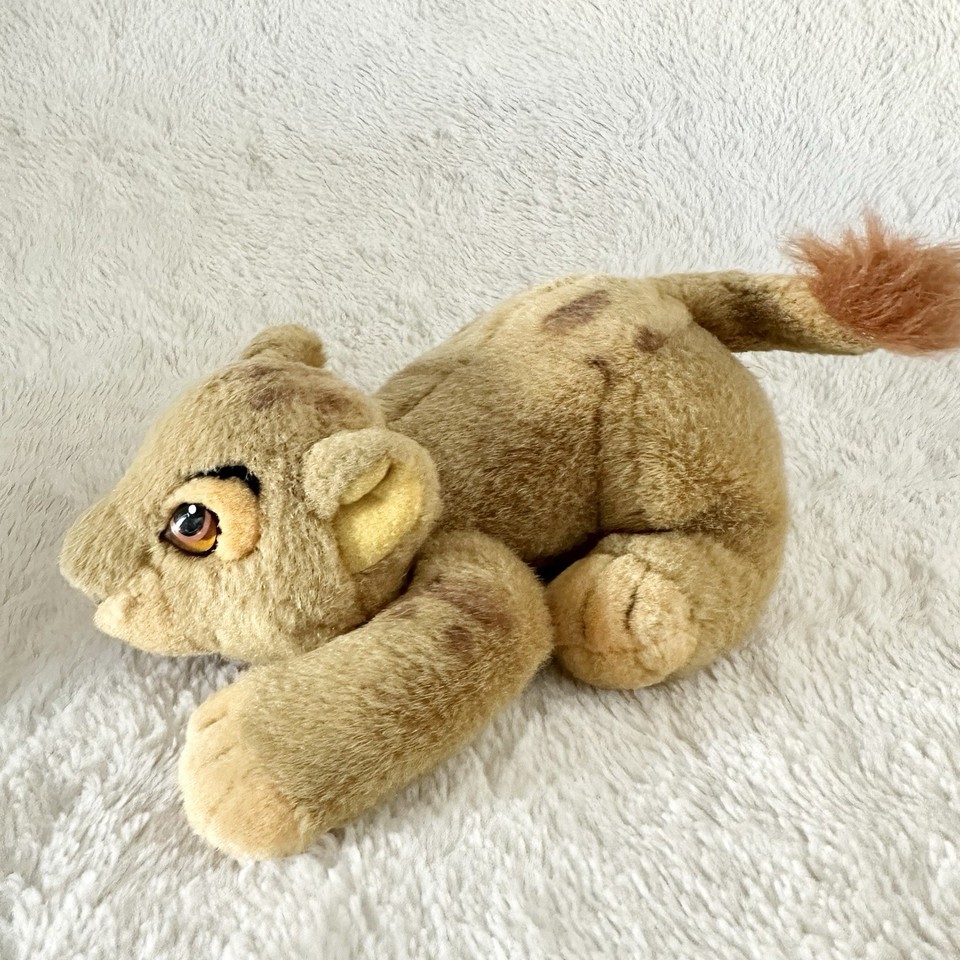 Disney Parks Pouncing Young Simba Cub Lion King Stuffed Animal Toy ...