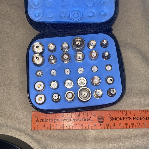 Test Probes Inc. TPI-3000A RF Coax Adapter Kit COMPLETE 30 Pcs. plus ...