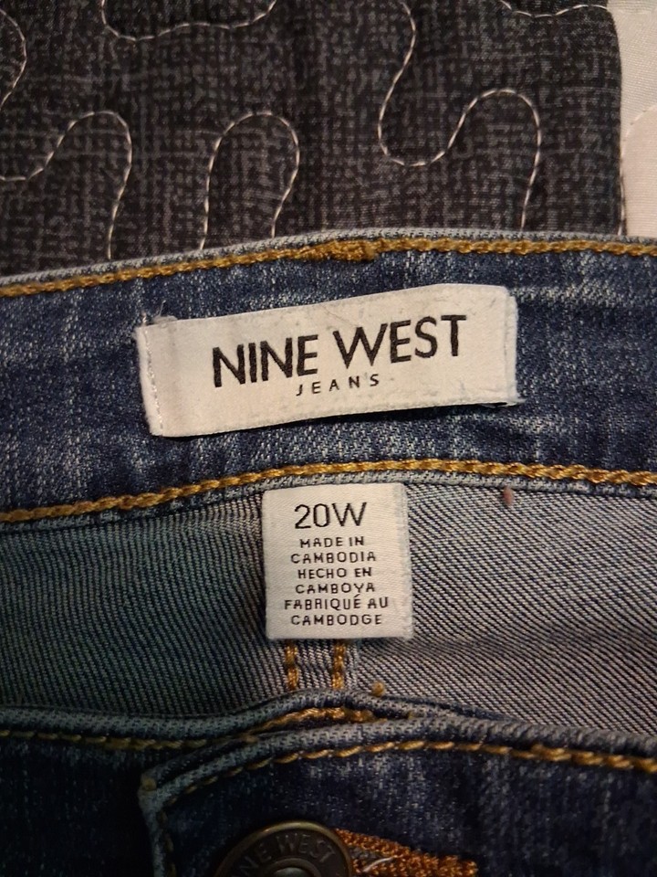 Nine West Cigarette Womens Mid Rise Skinny Jeans Size 20W | eBay