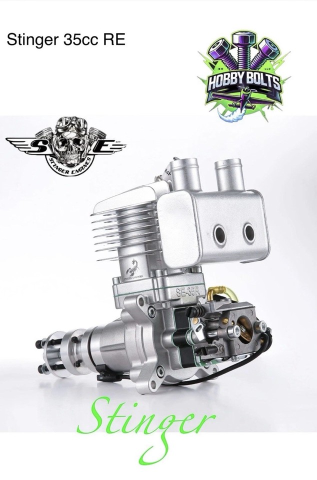 Stinger 35cc RE Model RC Plane 2stroke Gas Engine With Exhaust. RCGF ...