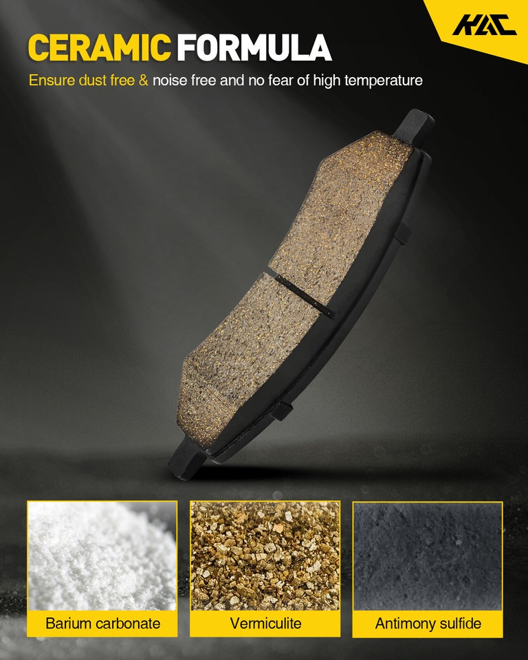 Rear Brake Pads For Silverado 1500 2014-2019 Suburban Tahoe GMC Yukon ...