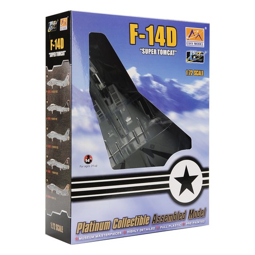 1/72 Easy Model Airplanes 37190 F-14D SUPRT TOMCAT VF-102 Aircrafts ...