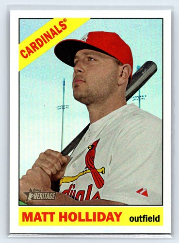 2015 Topps Heritage Matt Holliday Chrome Retail Foil #THC-60 St. Louis ...